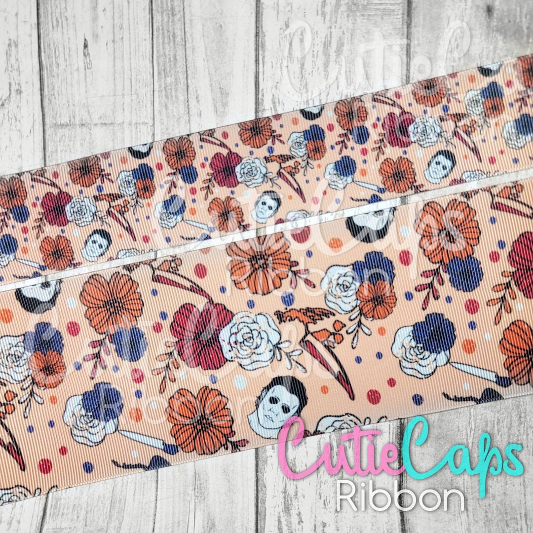 Horror Movie Ribbon, Horror Ribbon, Size 1.5in or 3in - 5 Yards - Etsy