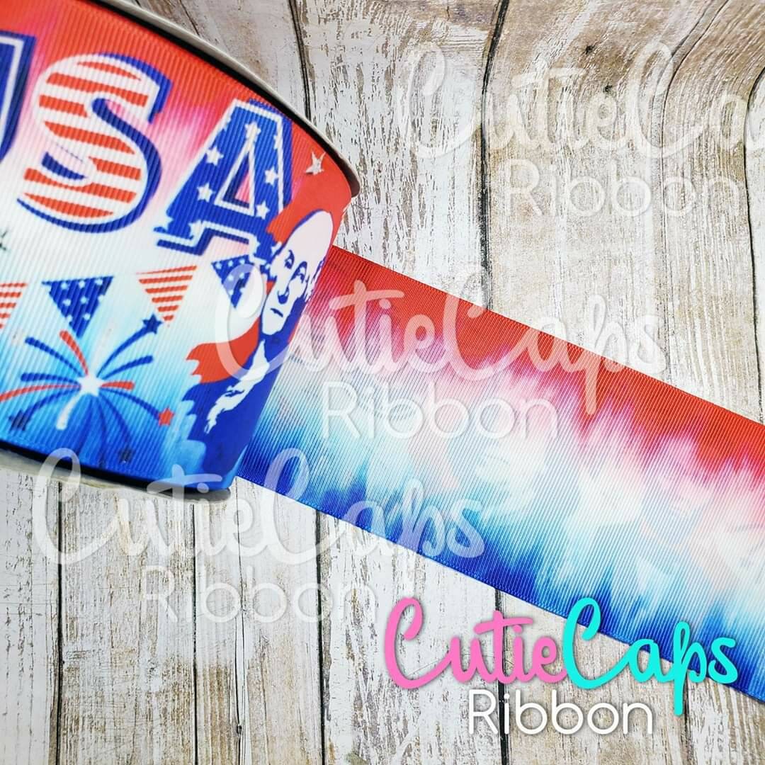 USA, American Ribbon, Size 7/8, 1.5in and 3in - 5 Yard Rolls - Etsy