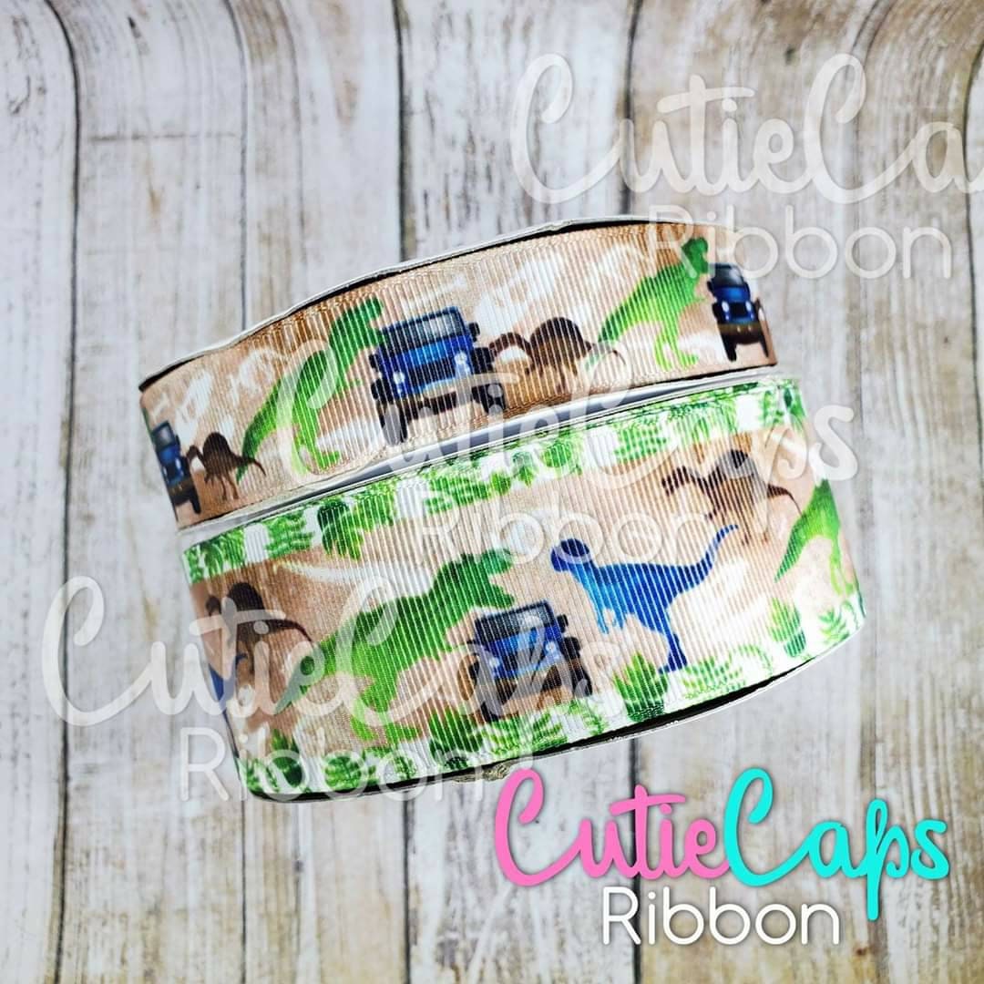 Dinosaur Ribbon, Size 7/8, 1.5in, and 3inch - 5 Yard Rolls - Etsy
