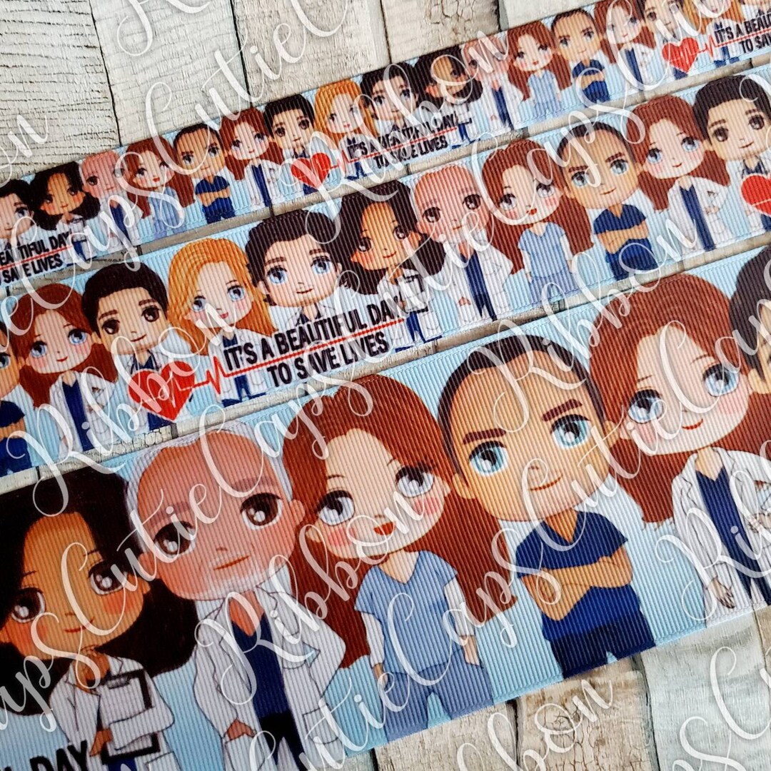 Medical, Doctor Ribbon, Size 7/8, 1.5 Inch, and 3 Inch (5 Yards) - Etsy