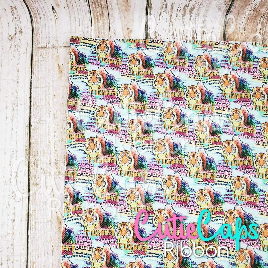 USA Designer Tiger Man Faux Leather, Sold per Sheet - Etsy