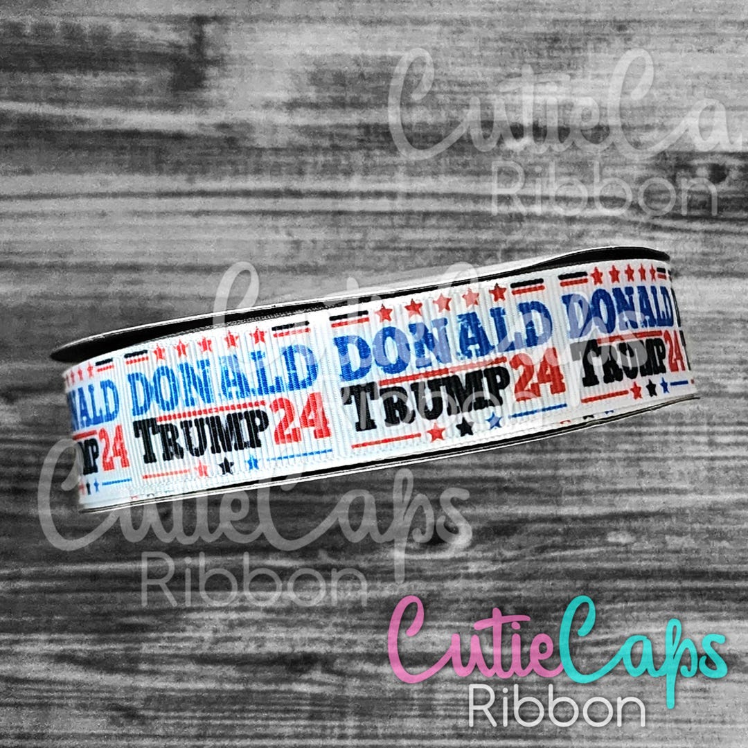 Trump USA President, Legends Never Die, American Ribbon, Size 7/8 - 5 ...