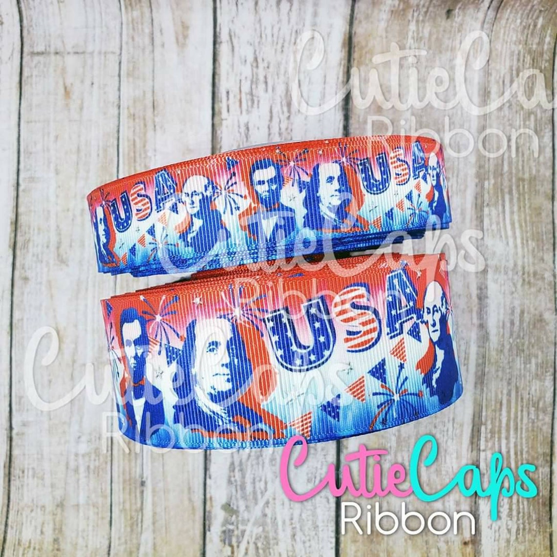 USA American Ribbon Size 7/8 1.5in and 3in 5 Yard Rolls | Etsy