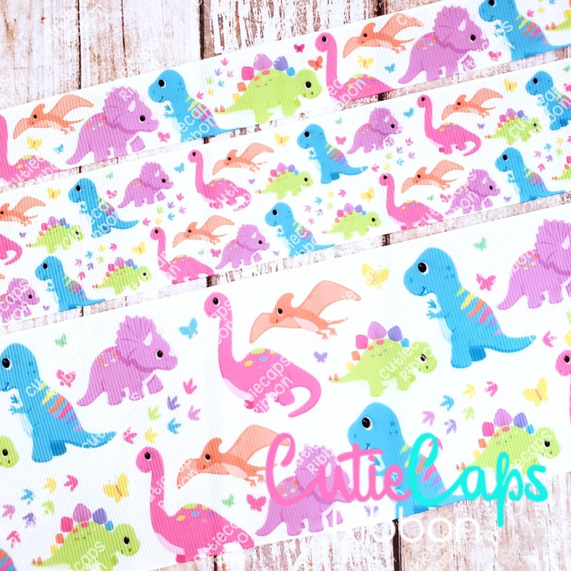 Dinosaur Ribbon - Etsy