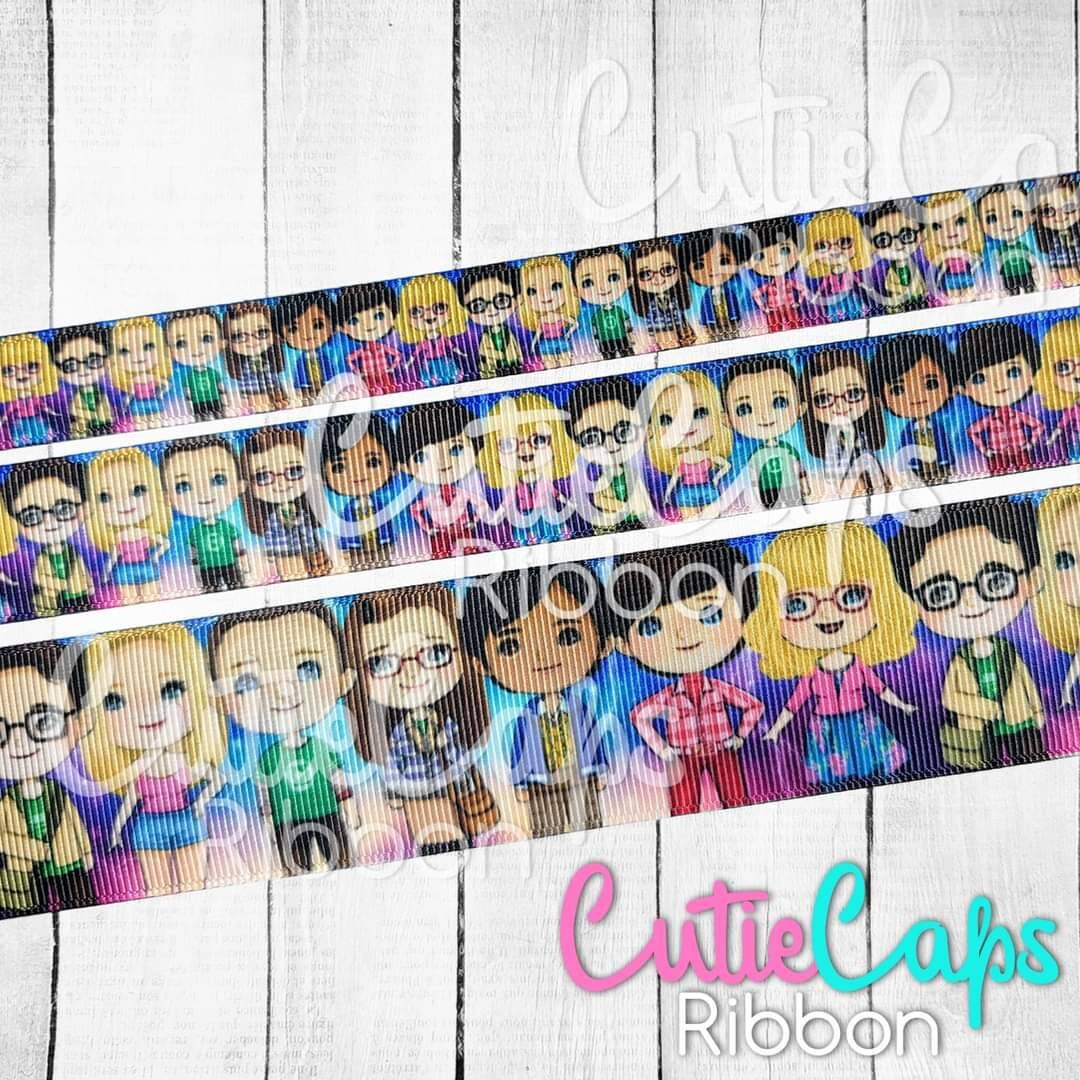 Bazinga Friends Ribbon, Size 5/8, 7/8, 1.5in - 5 Yards - Etsy