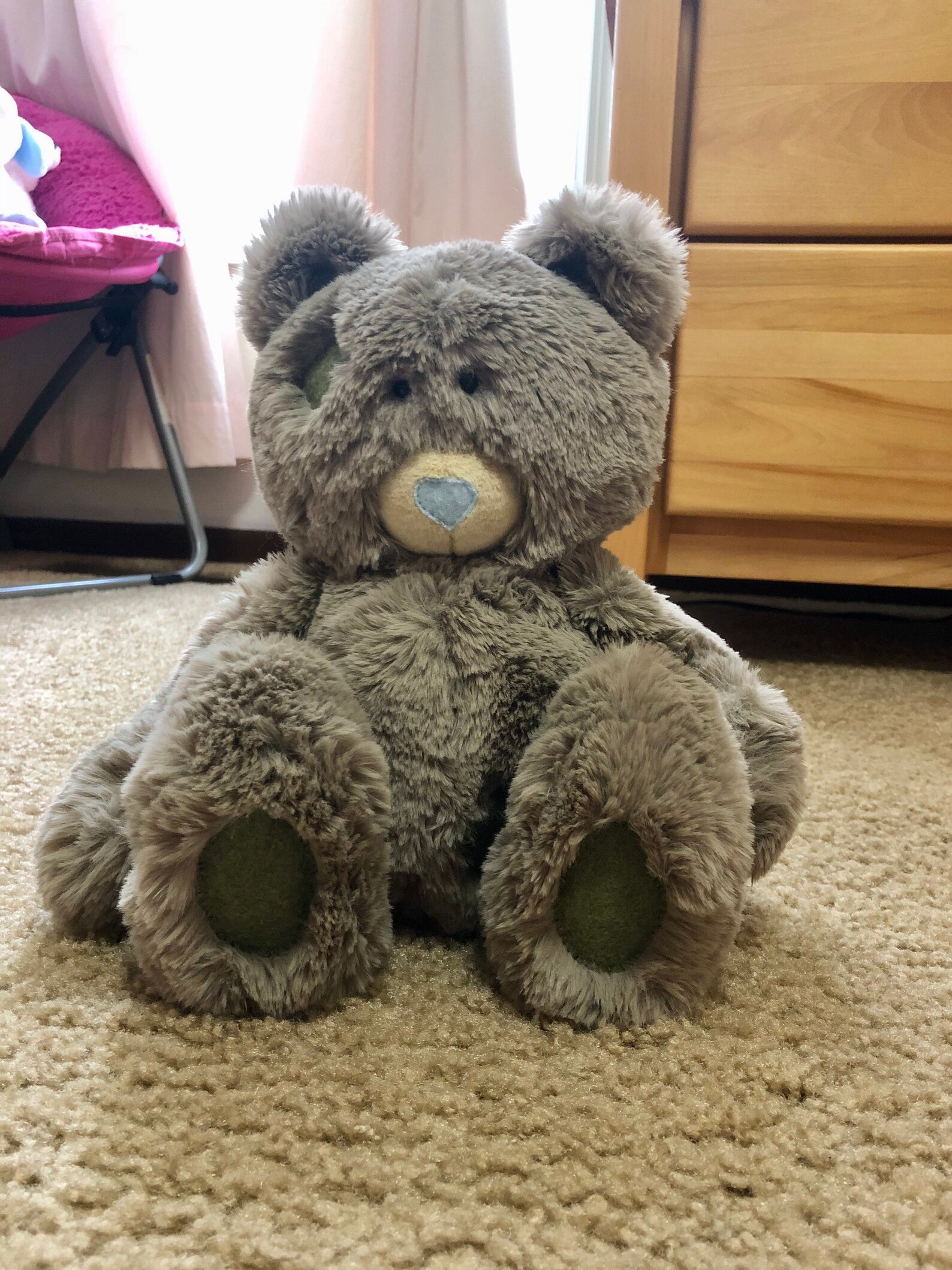 Patched Teddy Bear - Etsy