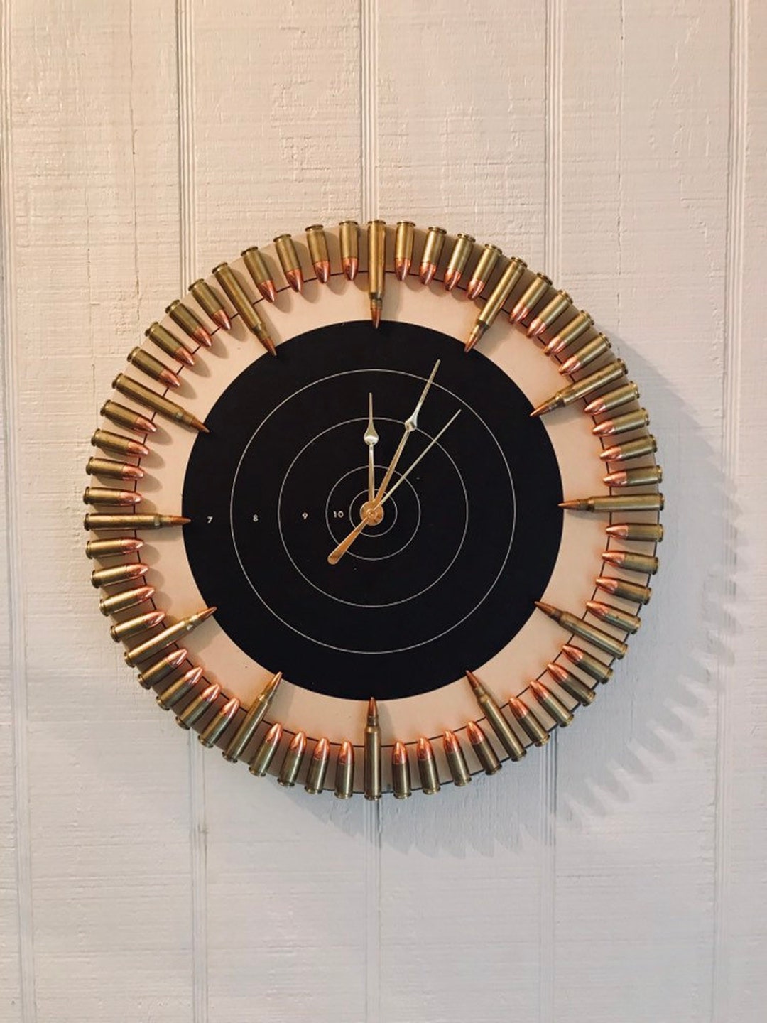 Original Target Clock, the Perfect Hunter Gift With Bullets! - Etsy