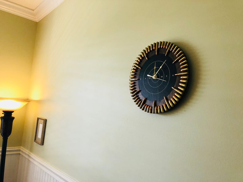 Original Dark Walnut Hybrid Bullet Clock. the Perfect Gift for - Etsy