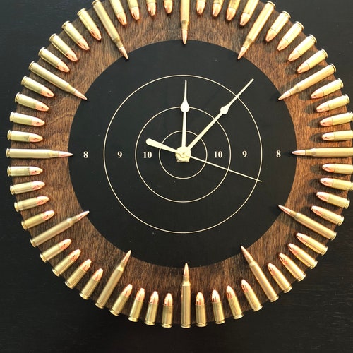 Original Dark Walnut Hybrid Bullet Clock. the Perfect Gift for - Etsy