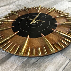 HUGE 50 CAL Bullet Clock, the Ultimate Gun Enthusiast Gift & Wall Decor ...