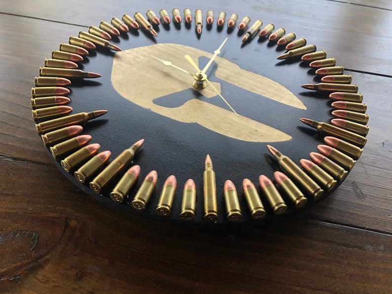 Spartan Bullet Clock. A Badass Gift for the Warrior in Your - Etsy