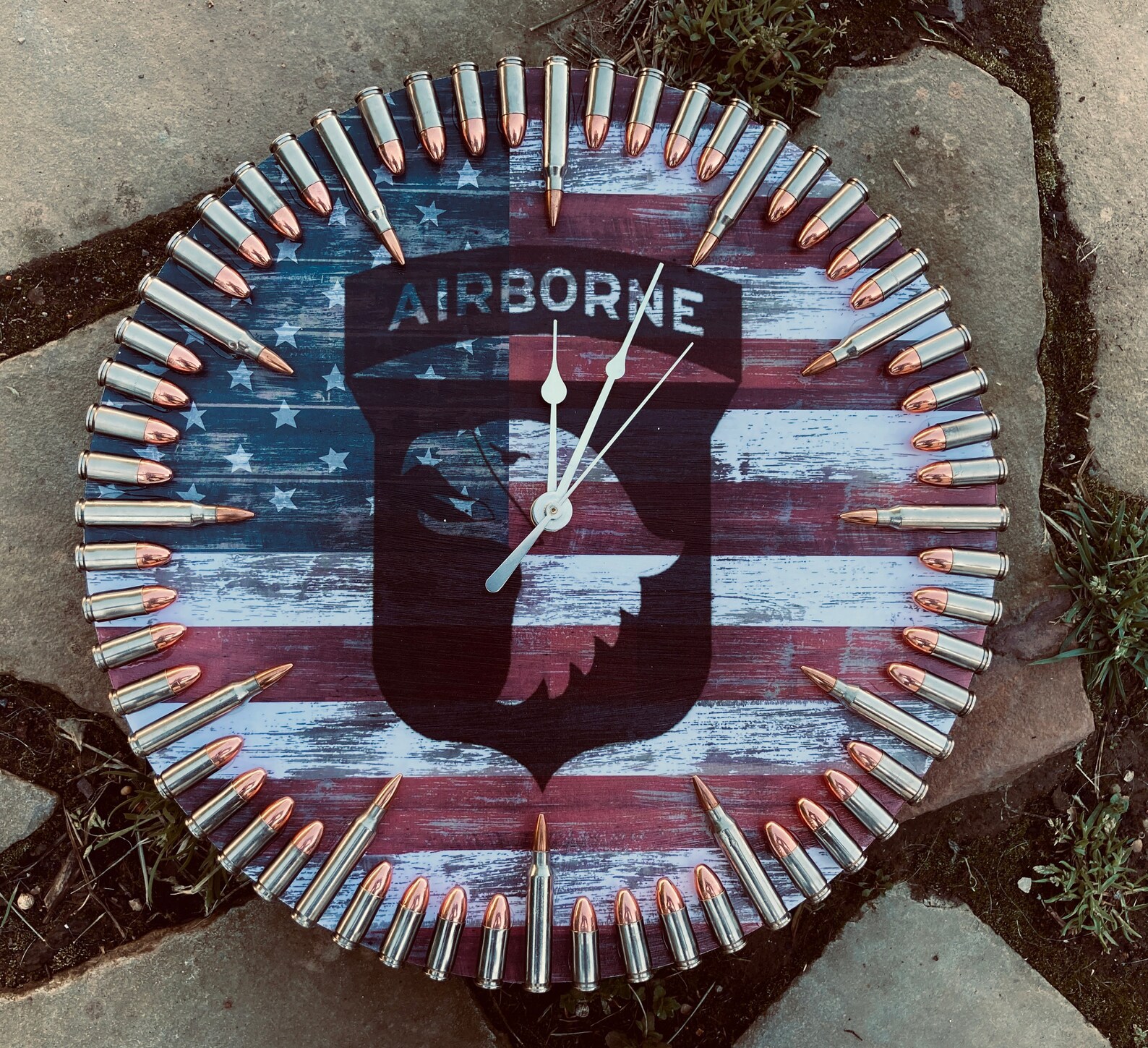 NEW Special Edition Patriotic Flag Clock With Nickel Casings - Etsy