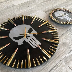 HUGE Punisher 50 CAL Bullet Clock! - Etsy