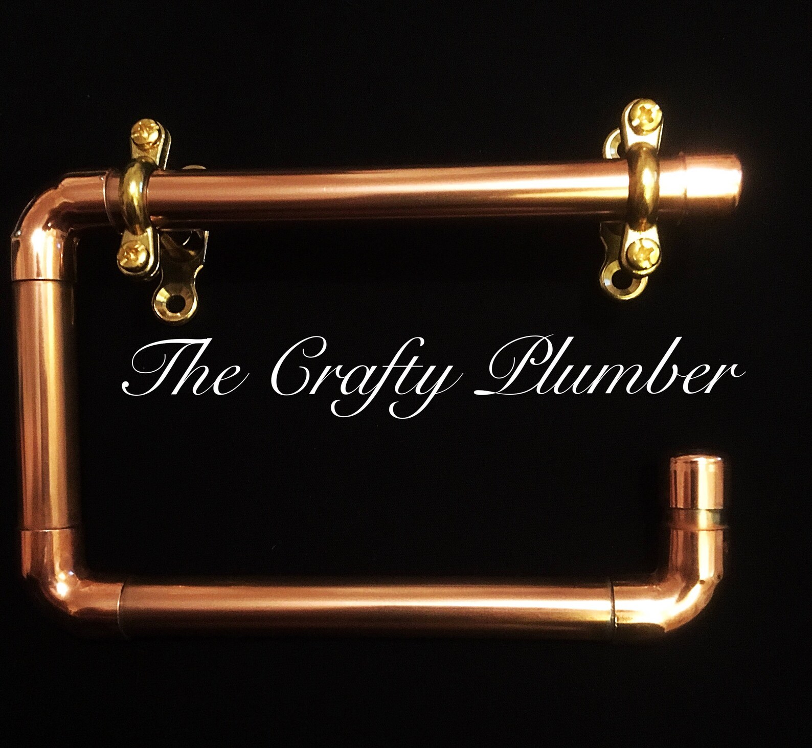 Steampunk Copper Pipe Towel Rail & Toilet Roll Holder - Etsy UK