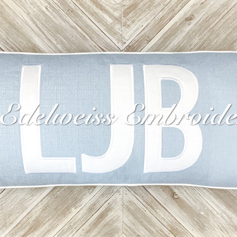 Monogrammed Pillow - Etsy