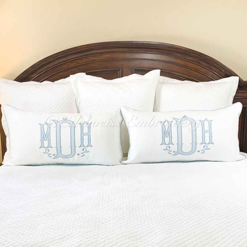 Monogram Pillow - Etsy