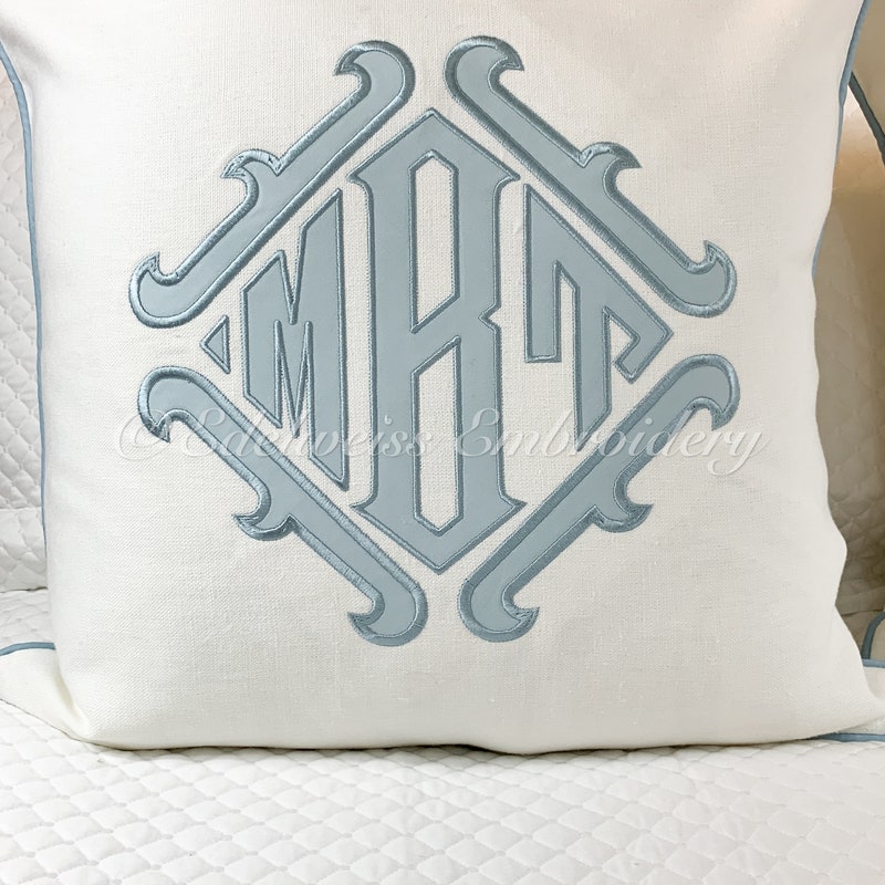 Monogram Pillow - Etsy