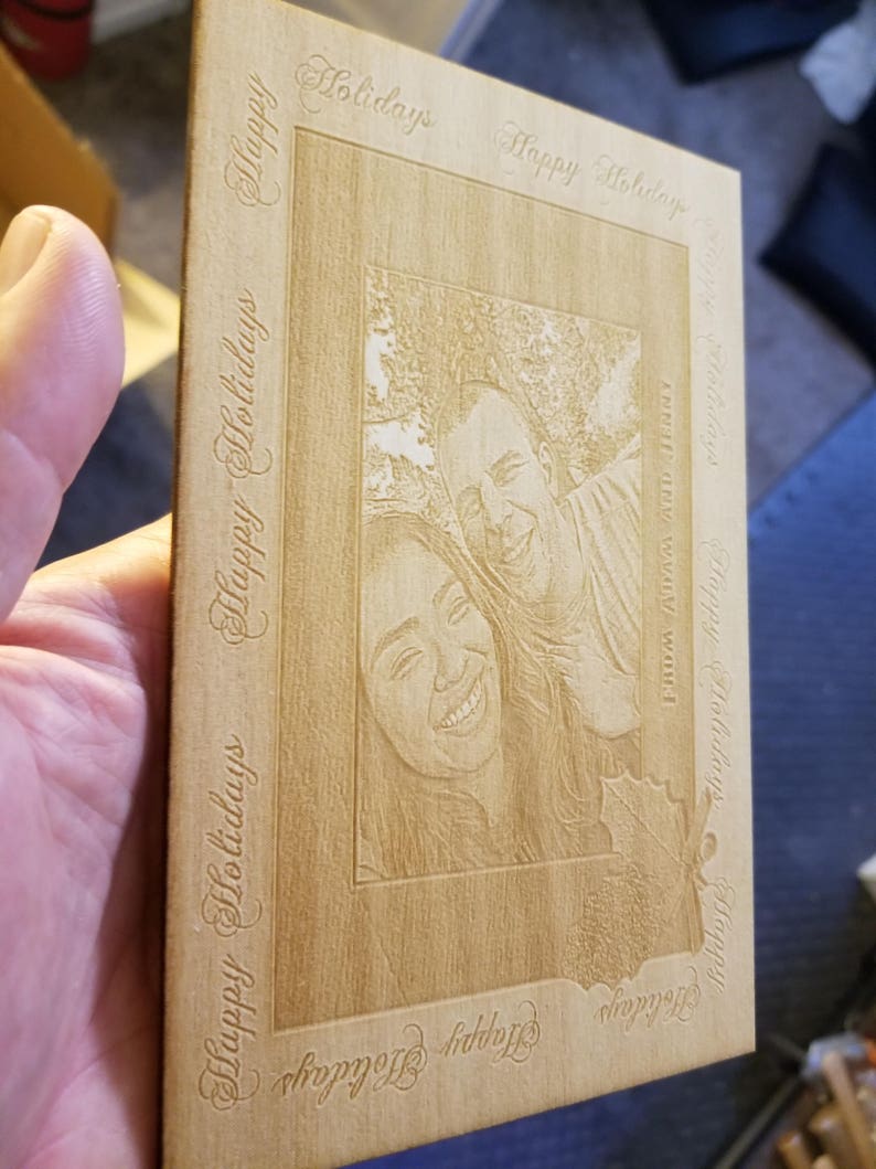 Custom Wooden Gift Card Gift for Wife Gift for Husband Gift - Etsy UK