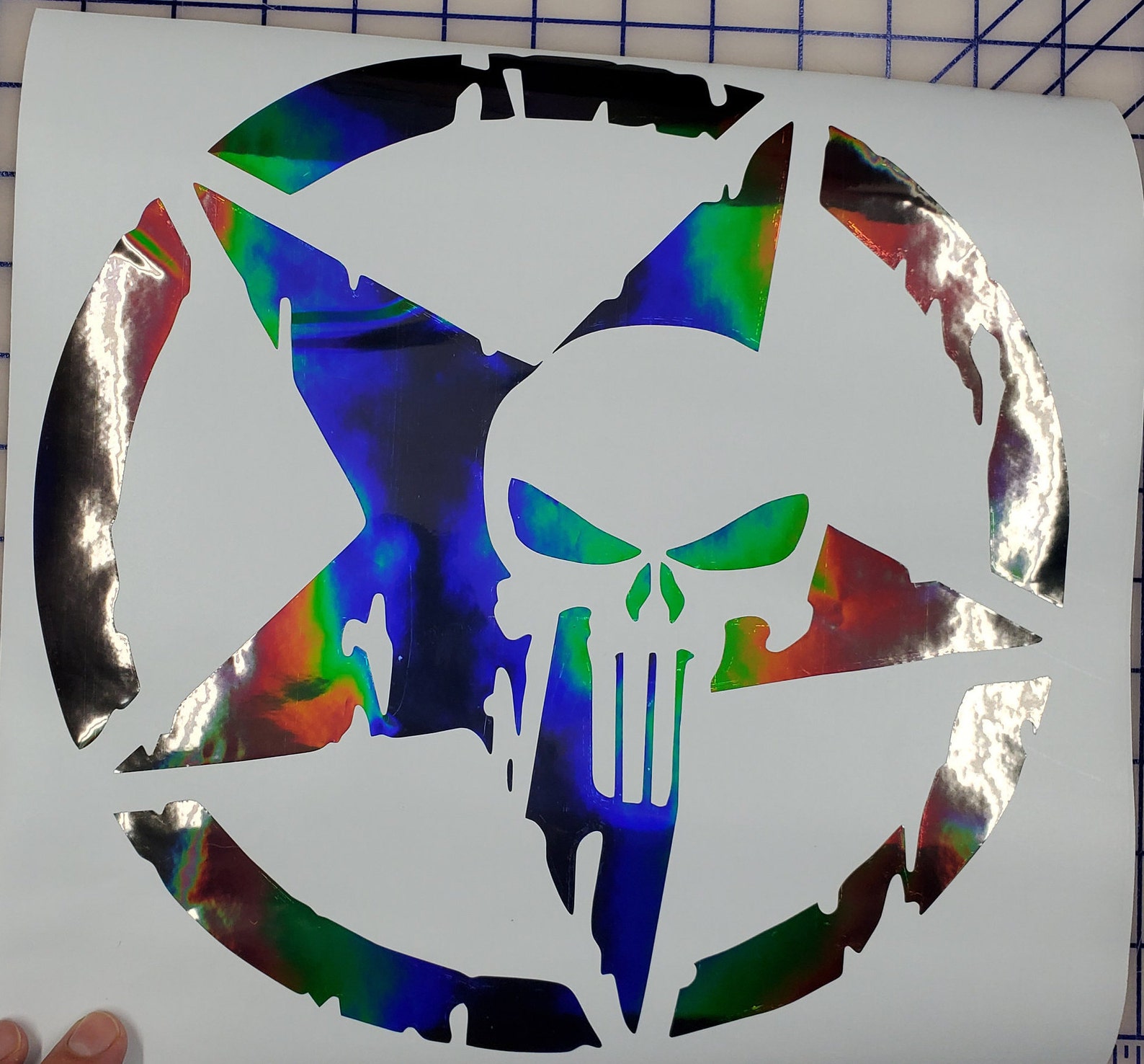 The Punish Star Vinyl Decal Sticker Custom Made to Order - Etsy