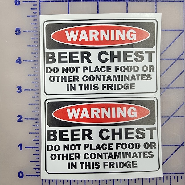 Warning Beer Fridge Sign - Etsy