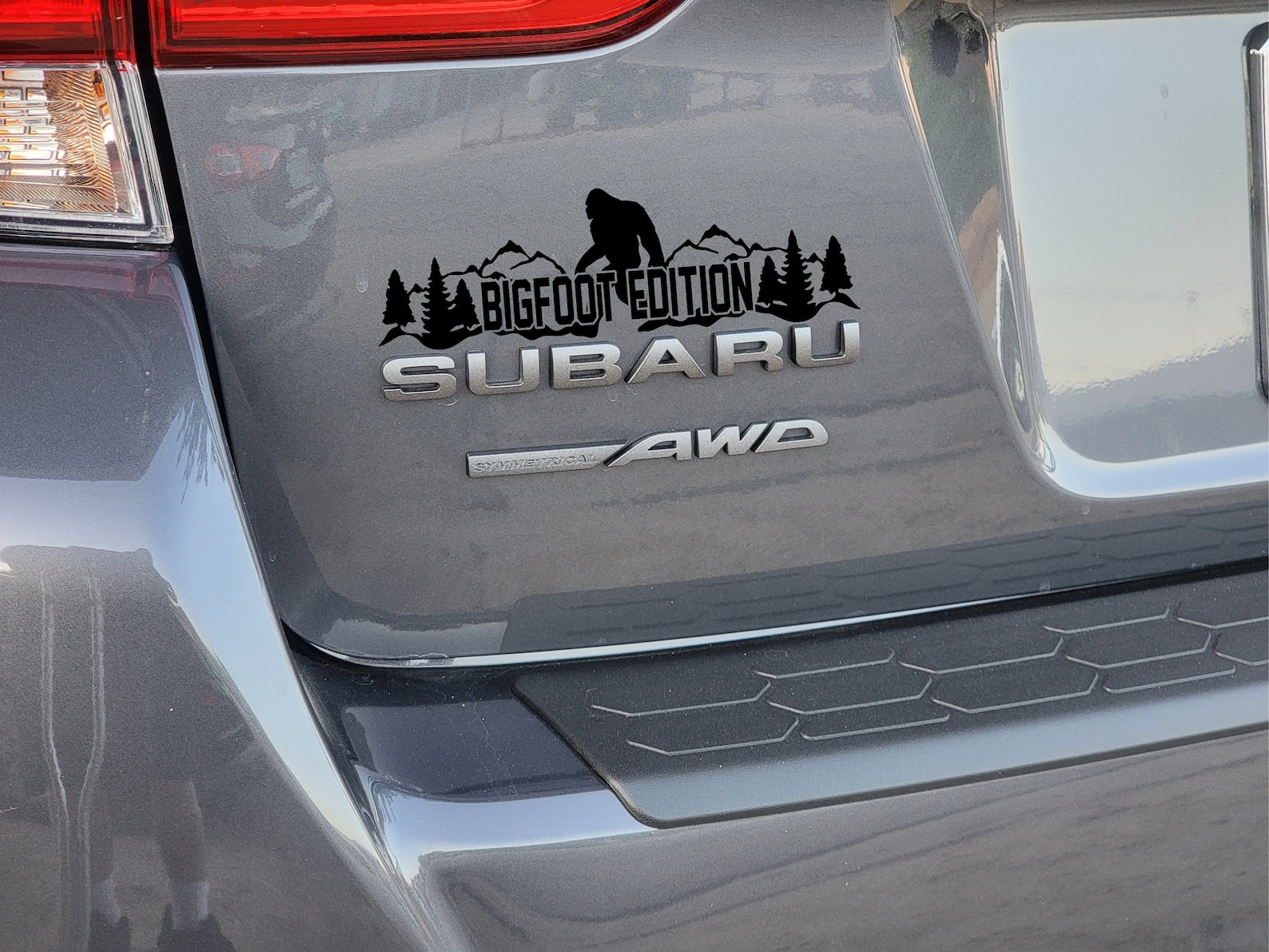 Bigfoot Edition Sub Cross Vinyl Decal Sticker Custom Made to | Etsy