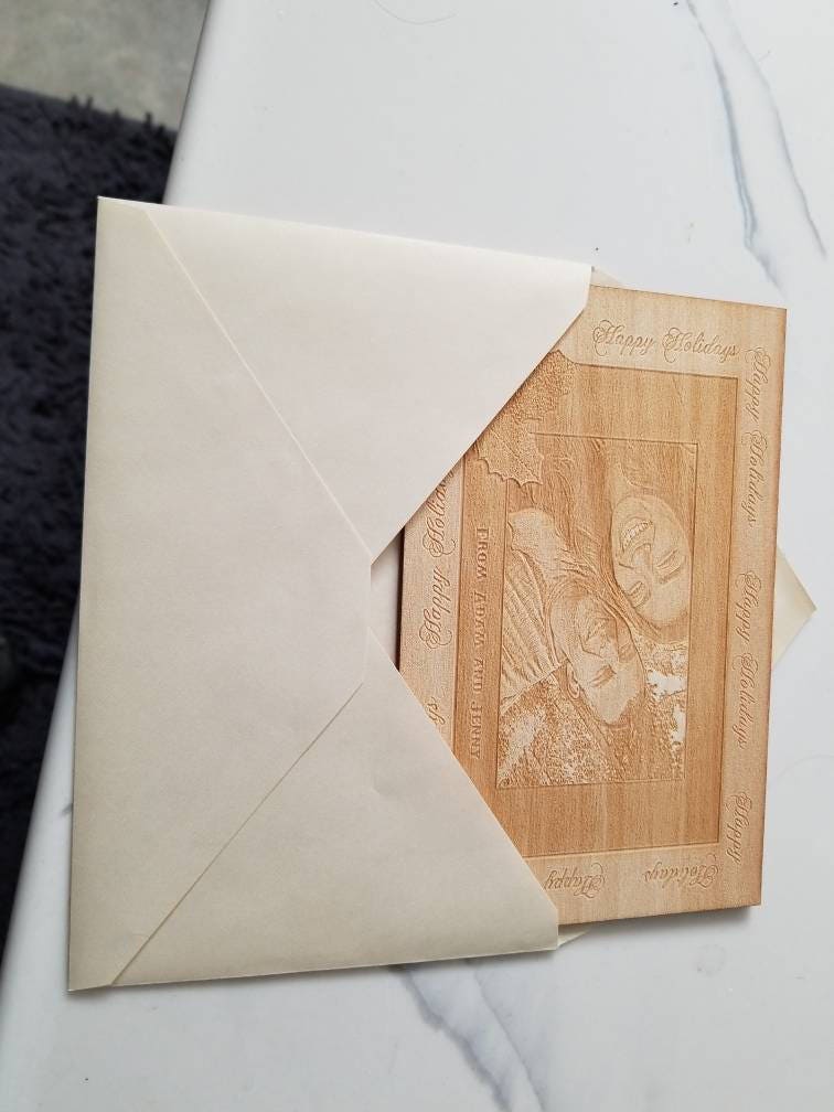 Custom Wooden gift card Gift for wife Gift for husband Gift | Etsy