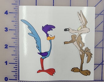Coyote Road Runner Vinyl Decal Sticker Custom Made to Order | Etsy