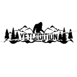 Yeti Edition NEW Sub Cross Vinyl Decal Sticker Custom Made to Order Off ...