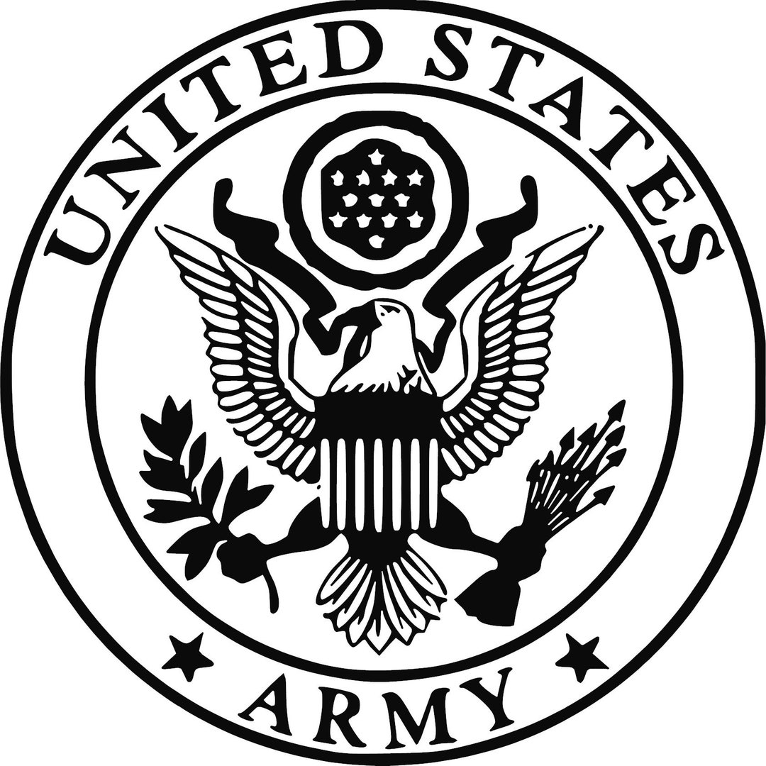 Army Military Circle United States Eagle USA Proud Digital File - Etsy
