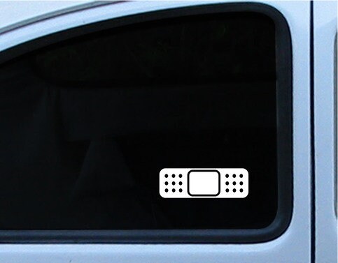 Car Scratch Band-aid Vinyl Decal Sticker Custom Made to Order Boo Boo ...