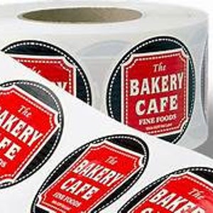 Custom Circle LOGO Stickers, Labels With Your Business Logo, Shop ...