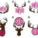 Monogram Car Decal - Monogram Car Sticker - Monogram Truck Decal - Car ...