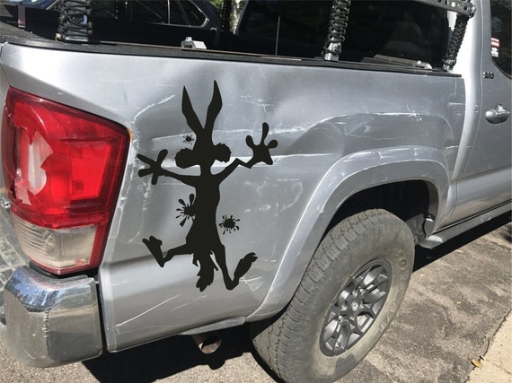 Wiley Car Scratch Coyote Band-aid Vinyl Decal Sticker Custom - Etsy