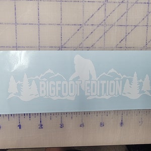 Bigfoot Edition Sub Cross Vinyl Decal Sticker Custom Made to Order Off ...