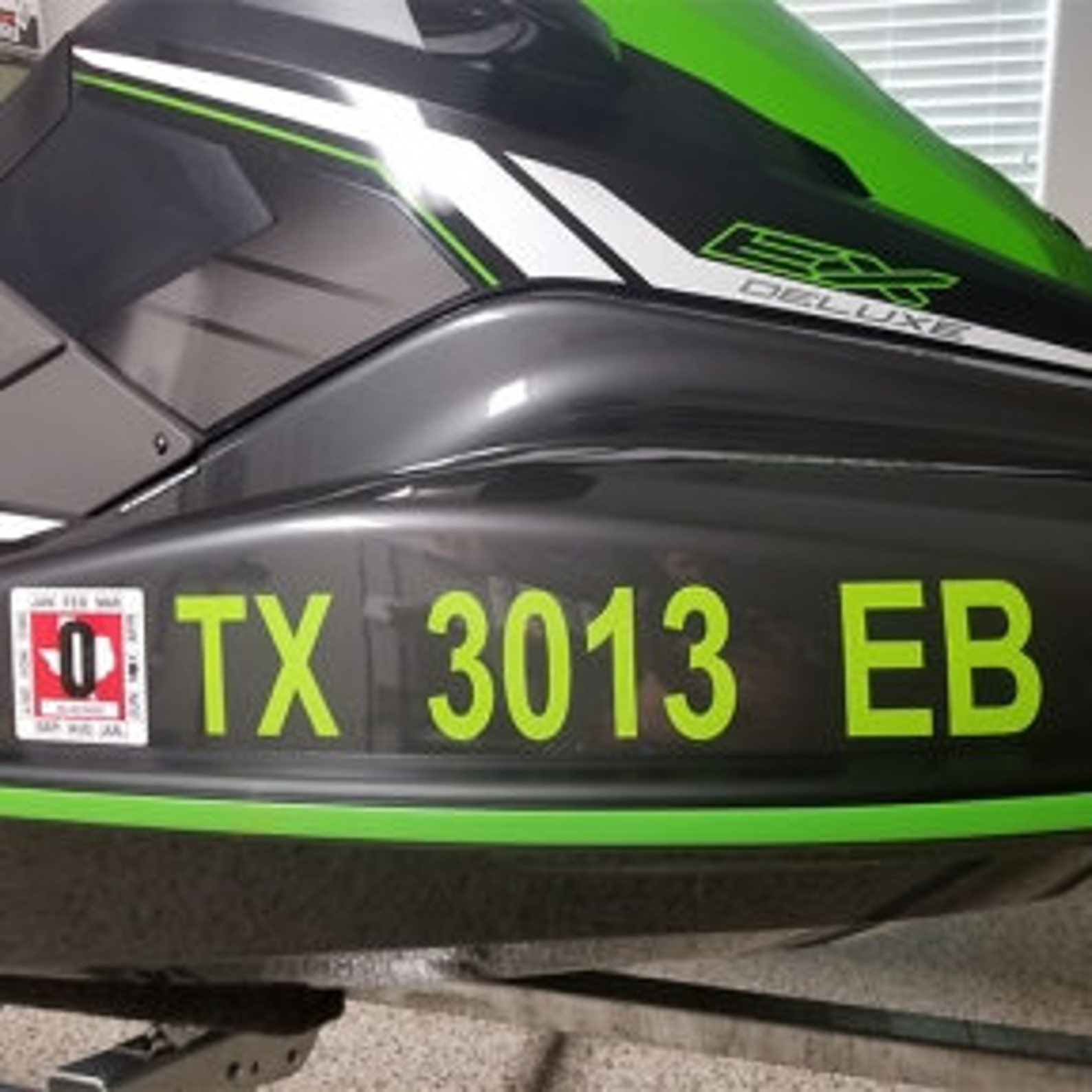 Set of 2 Custom Watercraft Registration Numbers 3 INCH - Etsy