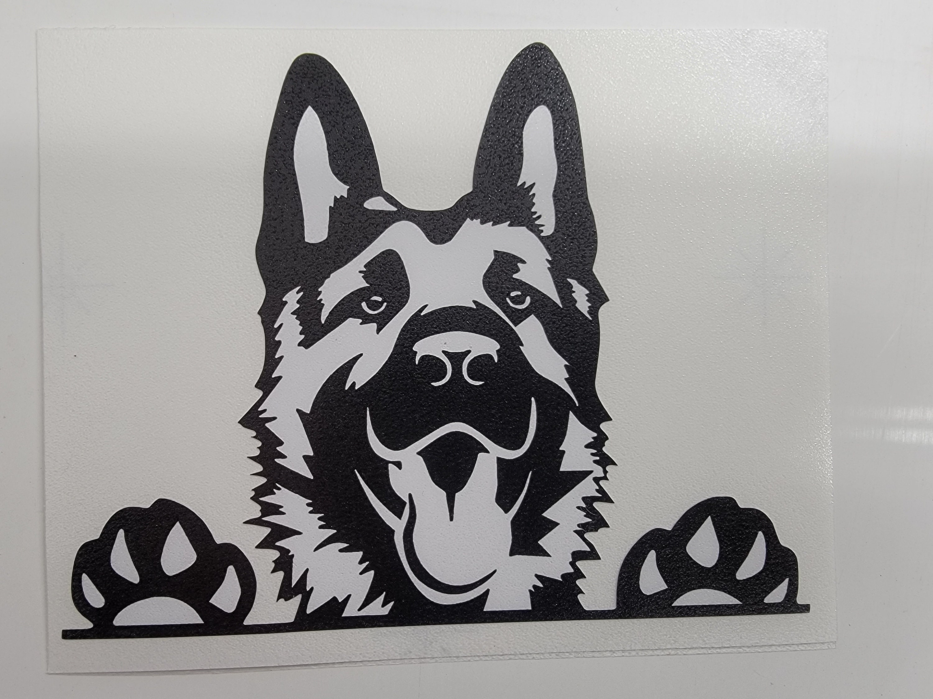 German Shepard Belgian Malinois k9 Dog Sticker Decal vinyl | Etsy