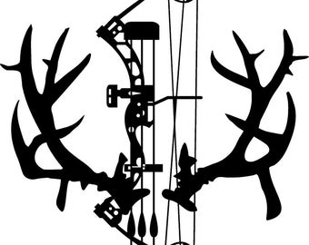Deer Hunting Archery Vinyl Decal Sticker Custom Made to Order - Etsy