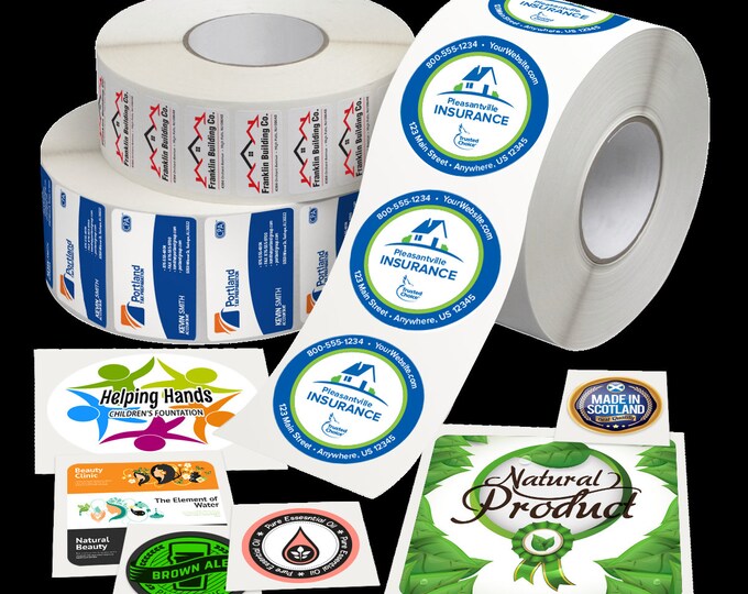 Custom Business LOGO Stickers, Labels With Your Business Logo, Shop ...