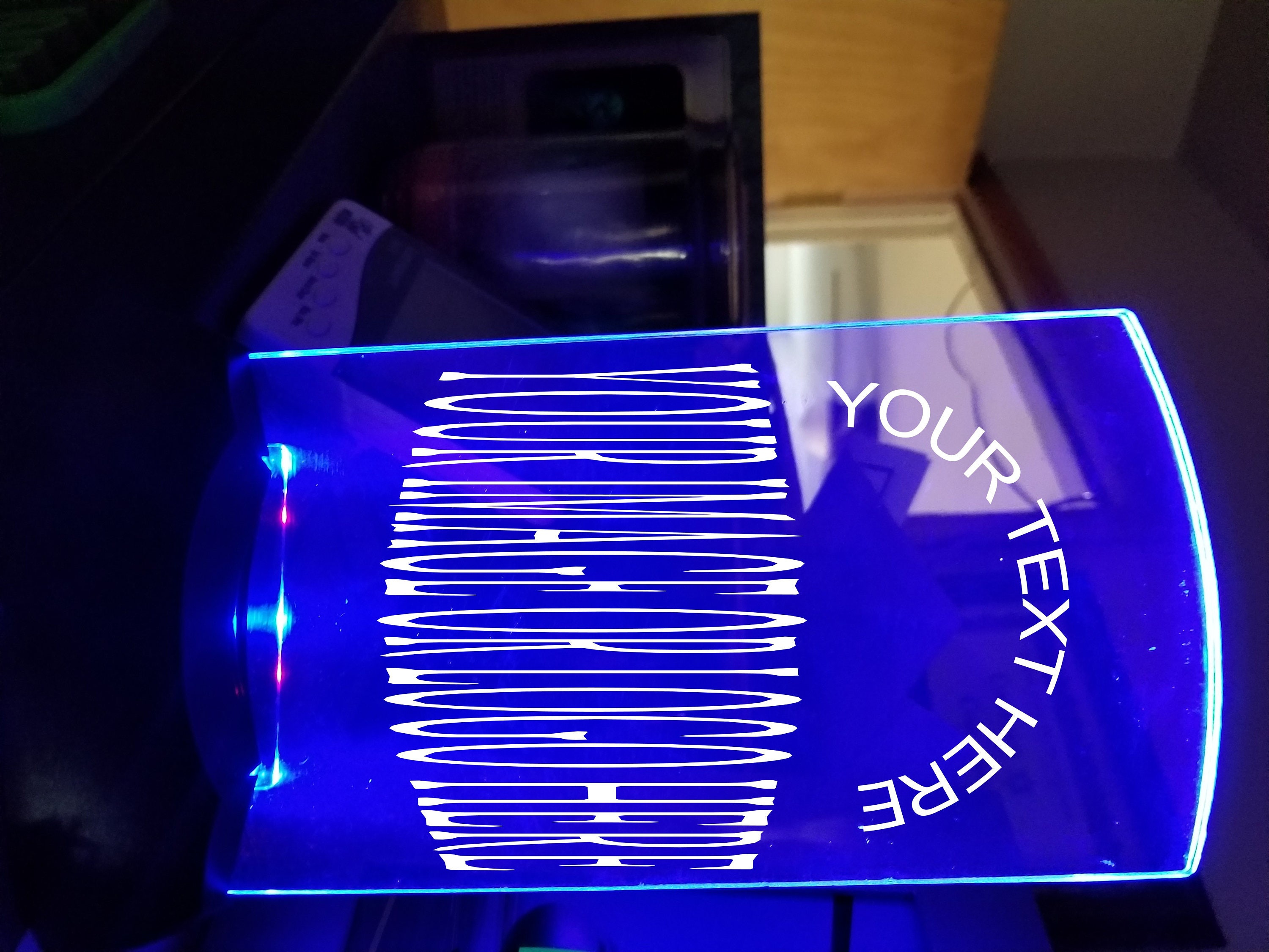 LED Lighted Sign Kids Night Light Desktop With Stand | Etsy