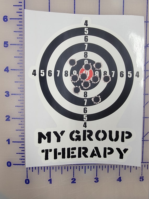 My Group Therapy Shooting Target Hunting Bullet Hole 6 - Etsy