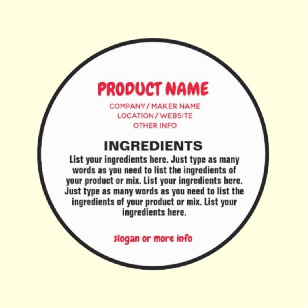 Custom Circle LOGO Stickers for Business , Labels With Your Logo, Shop ...