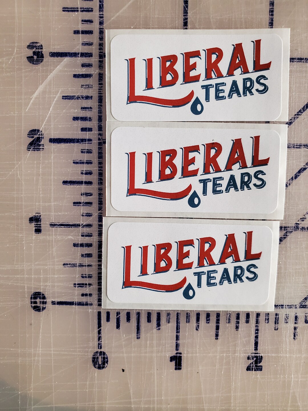 Liberal Tears Paper Stickers 3 Pack Replica Logo Decal - Etsy