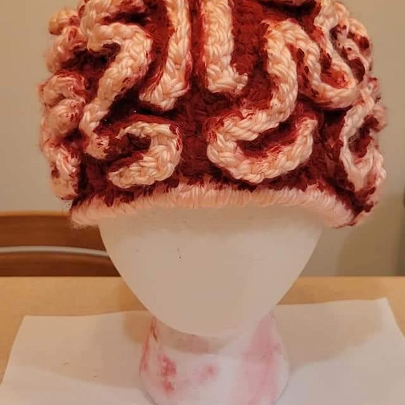 Brain Beanie - Etsy