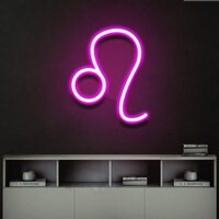 Libra Neon Sign, Zodiac Horoscope Wall Decor, Bedroom Decor, Libra Sign ...