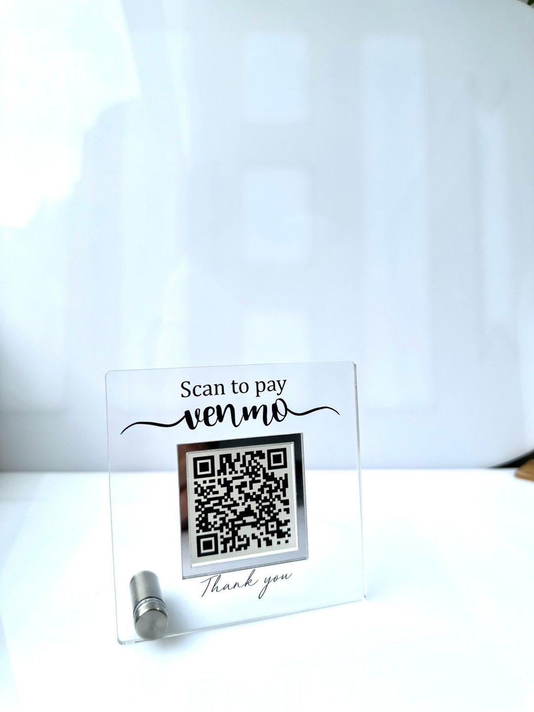 Wifi QR Code Sign Mini Qr Code, Social Media QR Code Sign, Qr Code ...