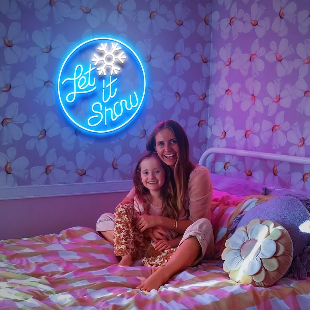 Neon Sign Christmas Gifts Girl Room Decor, Christmas Decor Indoor, Let ...