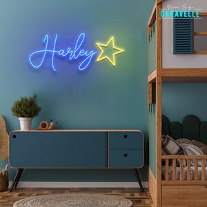 Custom Name Neon Sign for Kids, Neon Name Sign, Nursery Name Sign, Baby ...
