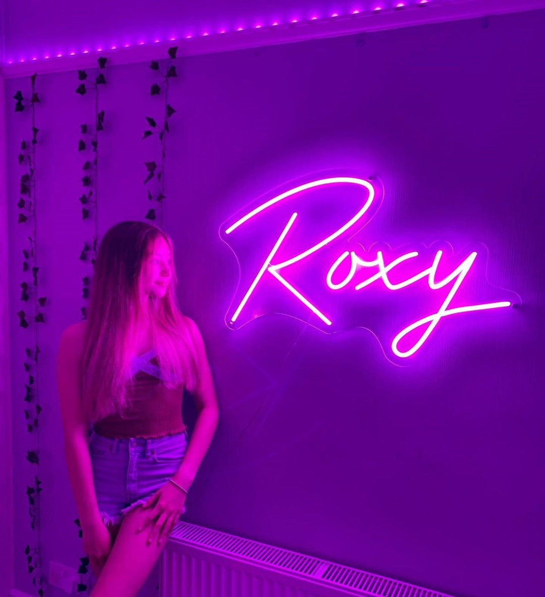 Dorm Wall Decor Neon Name Sign Dorm Decor For College Girls Neon