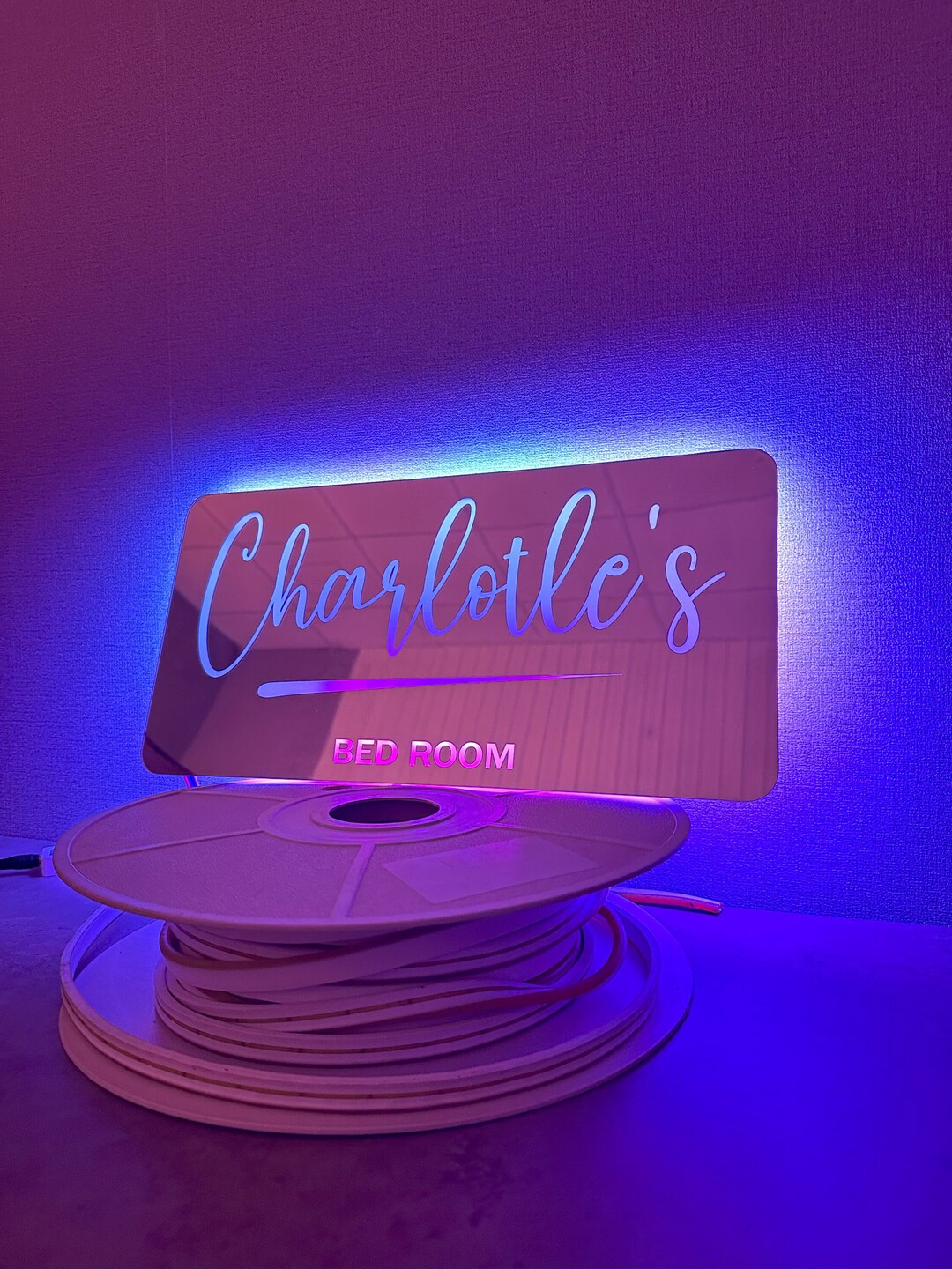 Neon Name Sign Teenage Girl Gifts, Girl Gifts, Above Bed Decor, Led ...