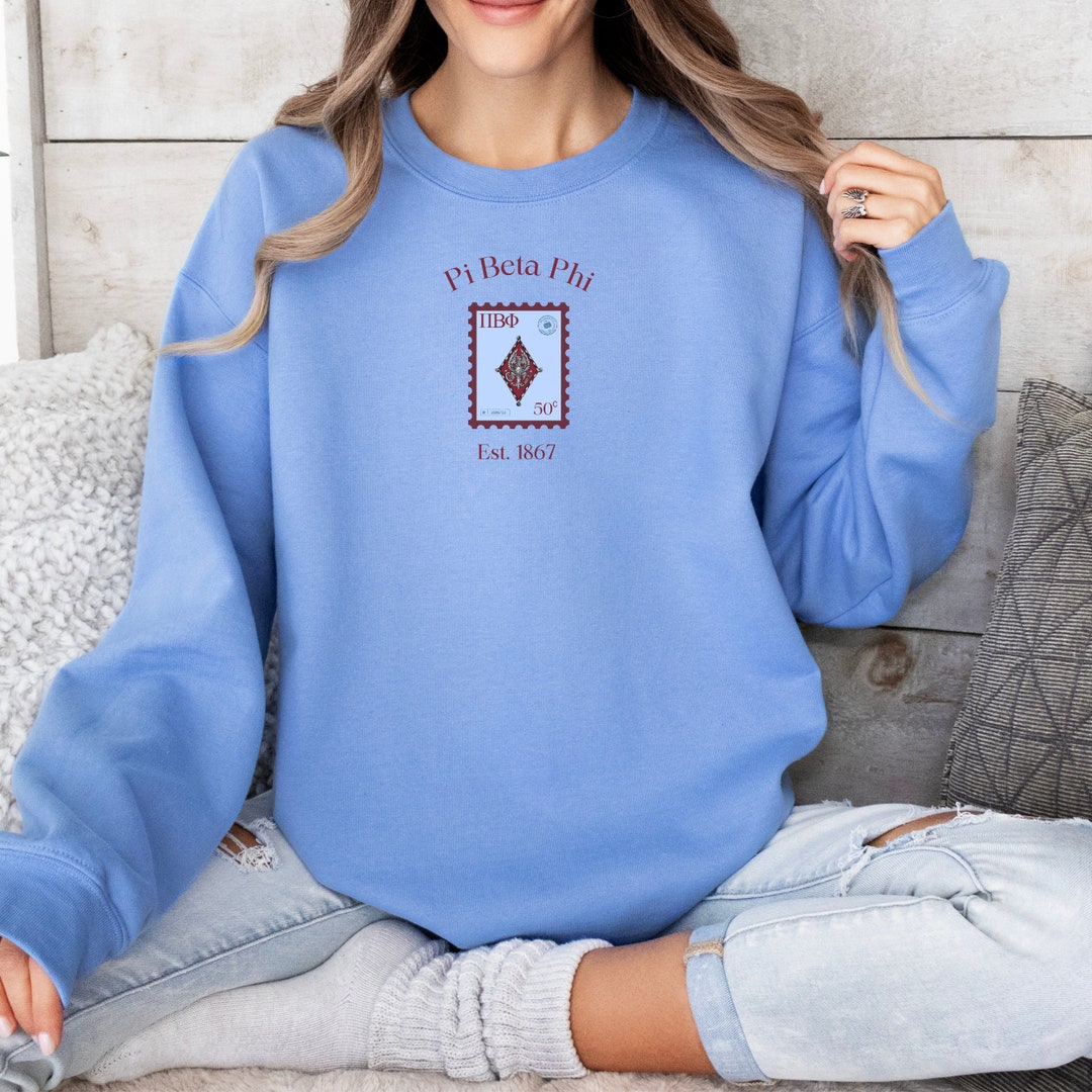Pi Phi Pi Beta Phi Crewneck Sweatshirt 1867 - Etsy